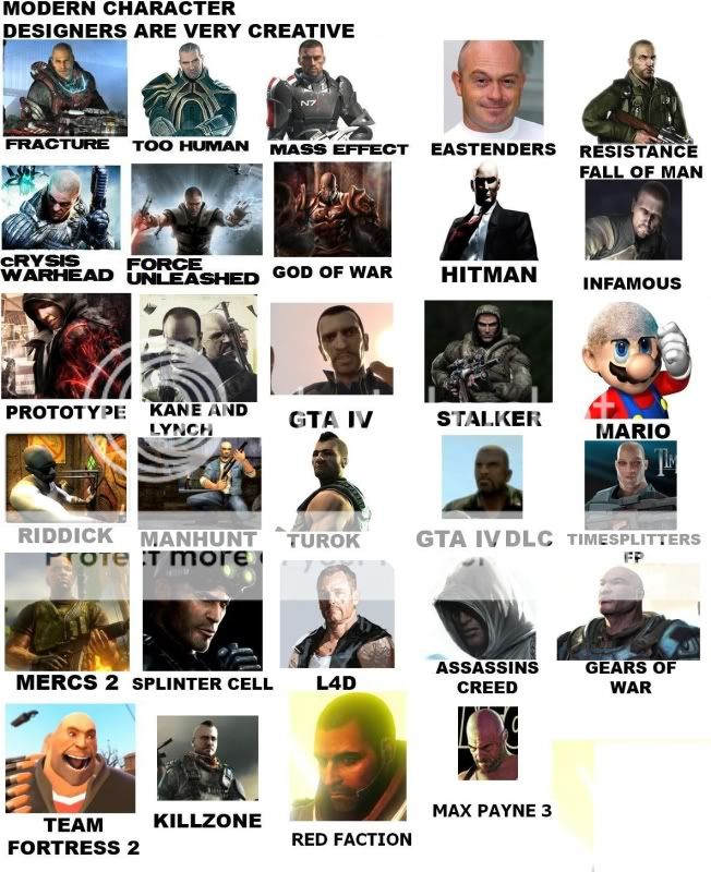 FARK.com: (4787260) Only in Movember: a gallery of video game mustaches