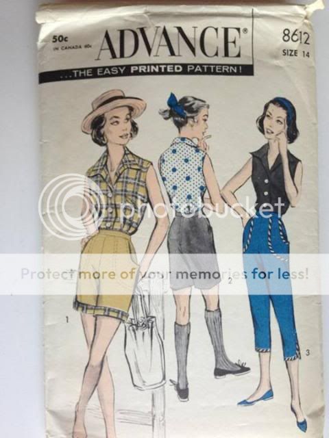 Advance Pattern Company Jr and Misses Sports Separates 8612 - Vintage ...