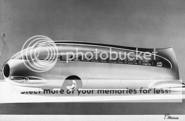 1956, Turin, Italy "Golden Dolphin Bus": retro_futurism — LiveJournal