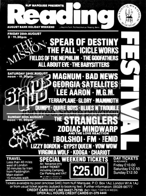 Lineup History - Reading & Leeds Festivals - eFestivals