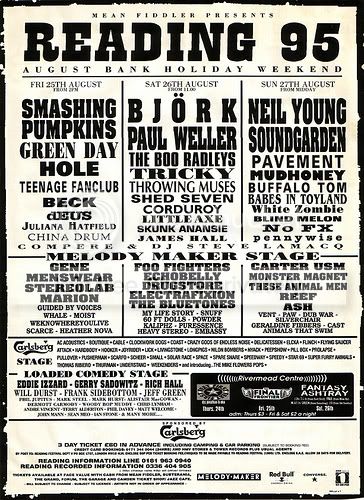 Lineup History - Reading & Leeds Festivals - eFestivals