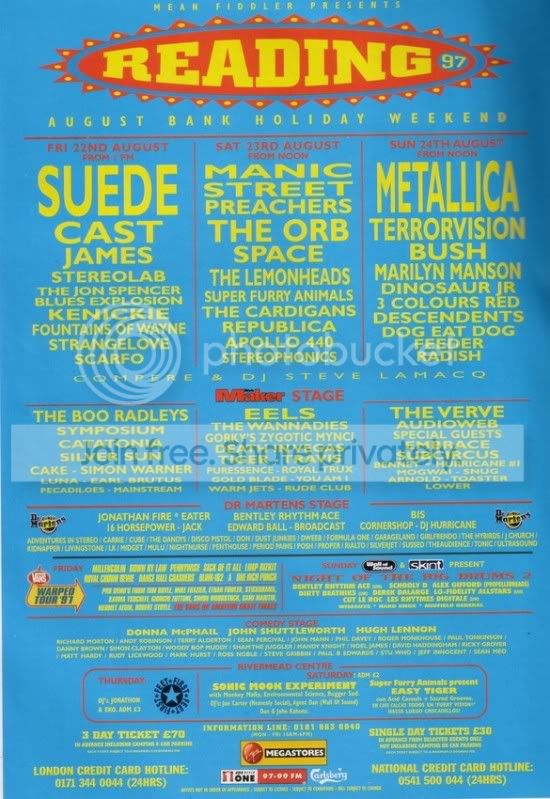 Lineup History - Reading & Leeds Festivals - eFestivals