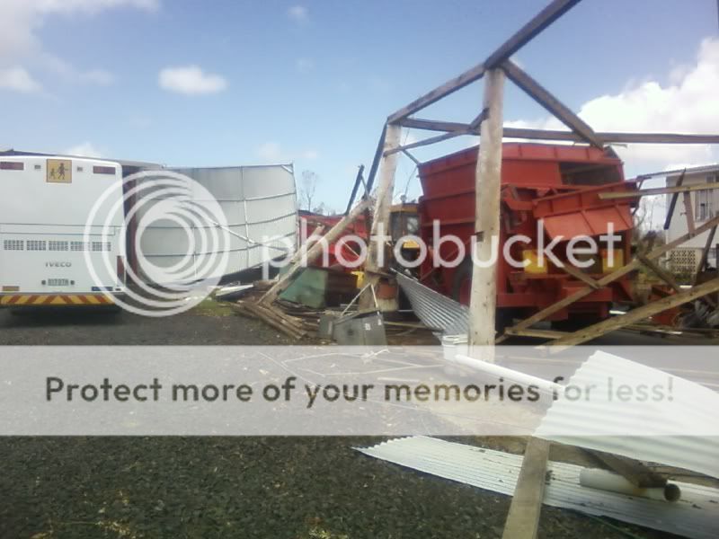 Cycolone Yasi damage to Trans North