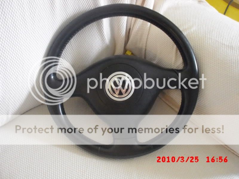 FS: mk3.5 steering wheel (with airbag and clock spring) | VW Vortex ...